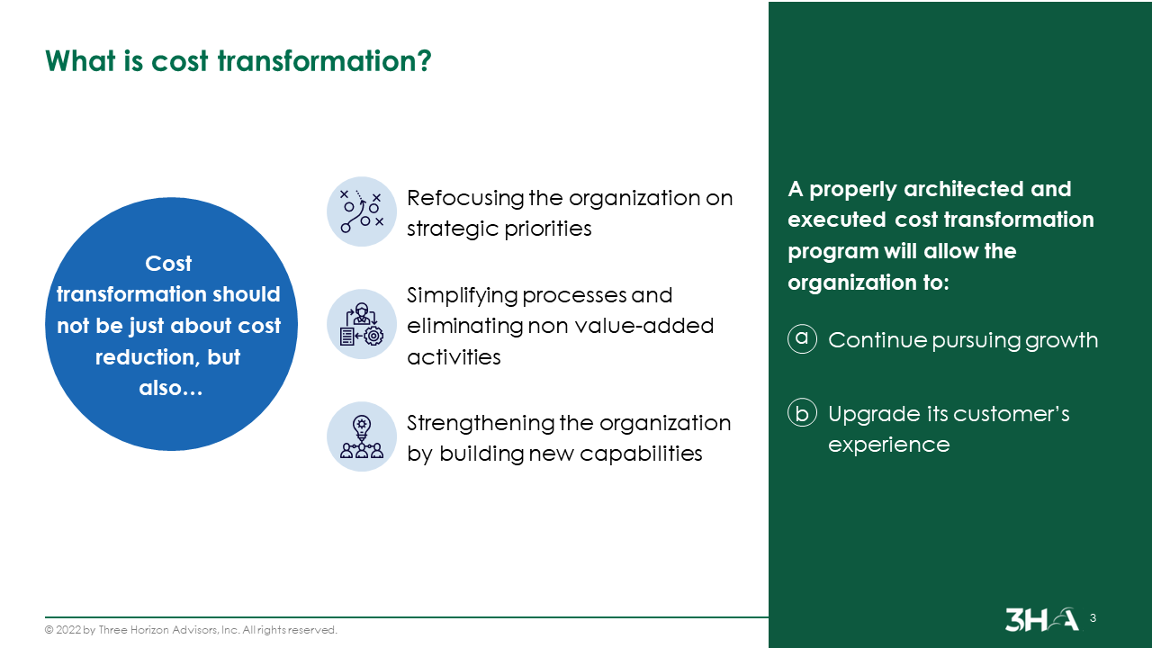 Cost Transformation Insights - 3HA